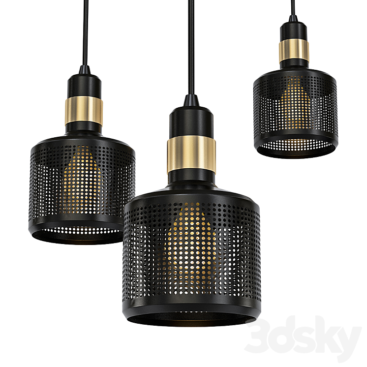 Riddle Pendant Lamp Black designed by Robbie Llewellyn and Adam Yeats ...