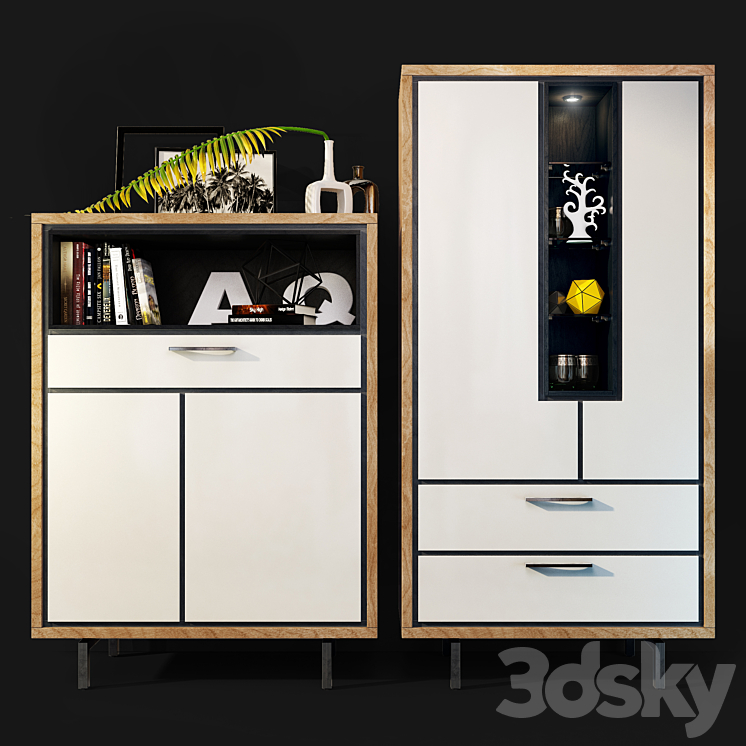 Bookcase Otta. Cabinet bookcase by Xooon - Wardrobe & Display cabinets ...