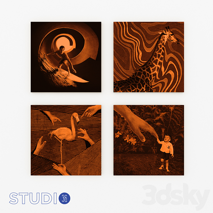 OM - Frame - 3D model