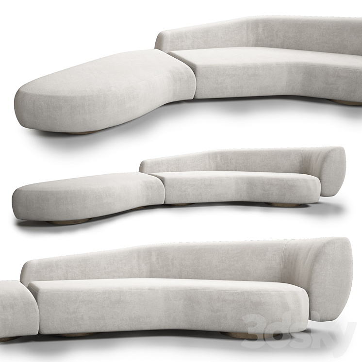 REPOSE SOFA STUDIOTWENTYSEVEN - Sofa - 3D model