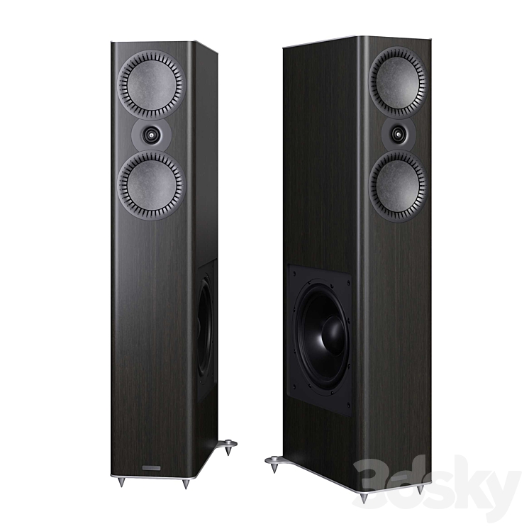 Acoustic system mission qx5 - Audio tech - 3D model