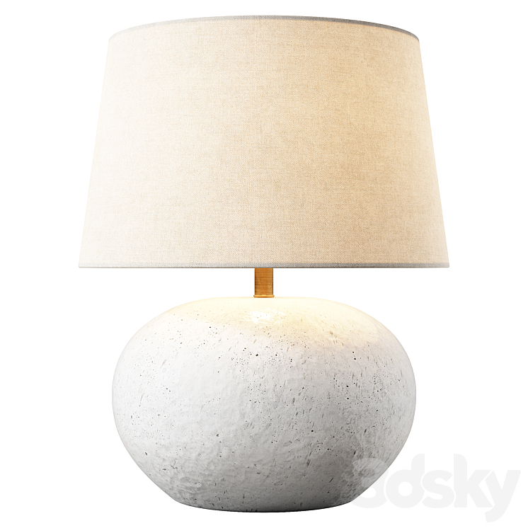 Zara Home - The lamp with ceramic base - Table lamp - 3D model