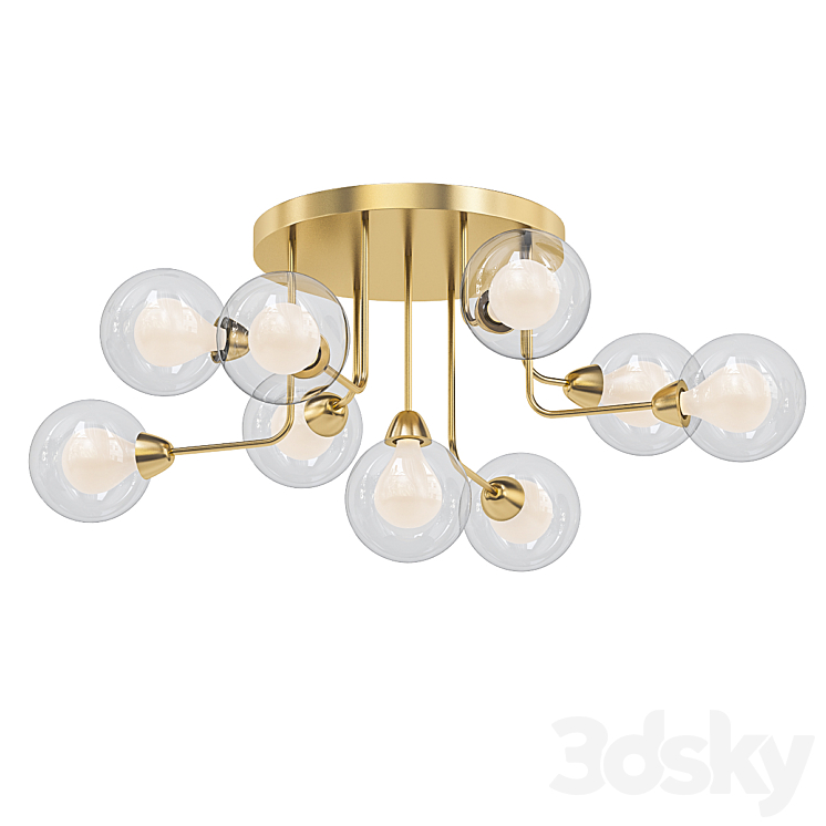 DIVINARE DALLAS - Ceiling lamp - 3D model