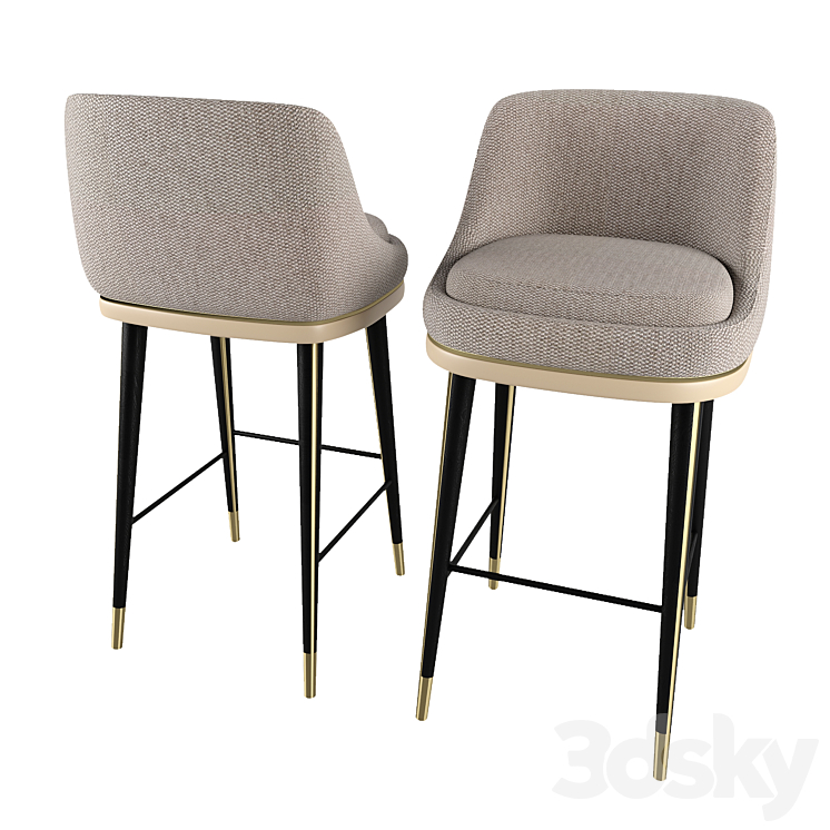 Bar Chair Frato Misool - Chair - 3D model