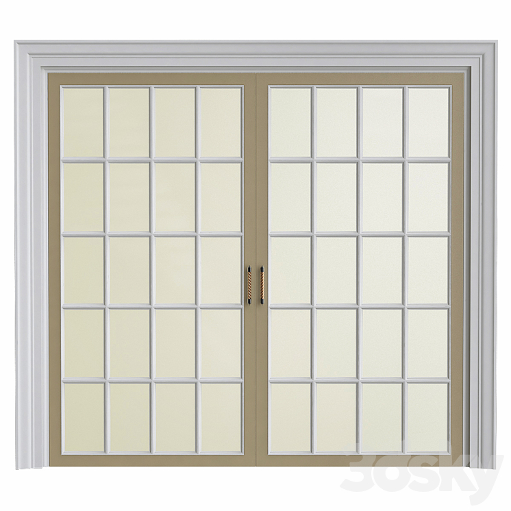 Сontemporary interior doors №94 - Doors - 3D model
