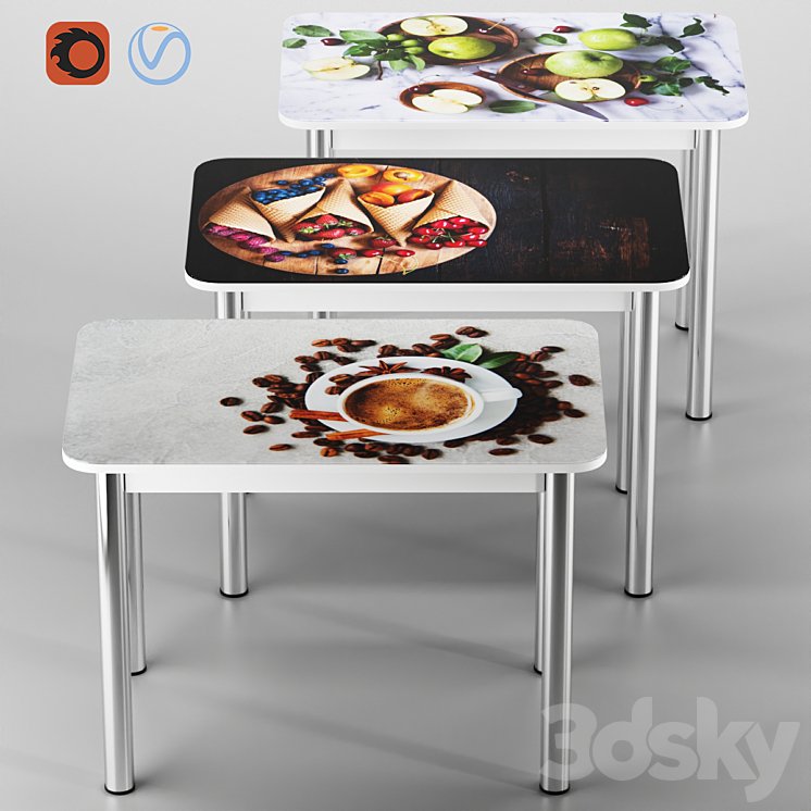 Dining table AMI CO3 - Table - 3D model
