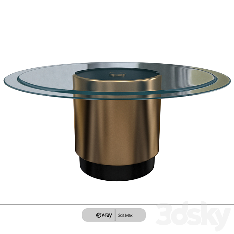 Visionnaire table - Table - 3D model