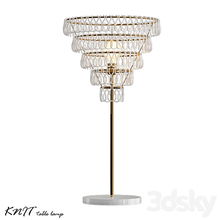 Knit_Table_Lamp - Table lamp - 3D model
