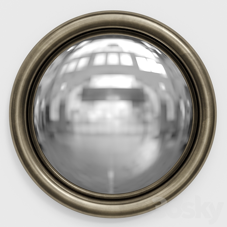 Fish Eye Mirror 1 - Mirror - 3D model