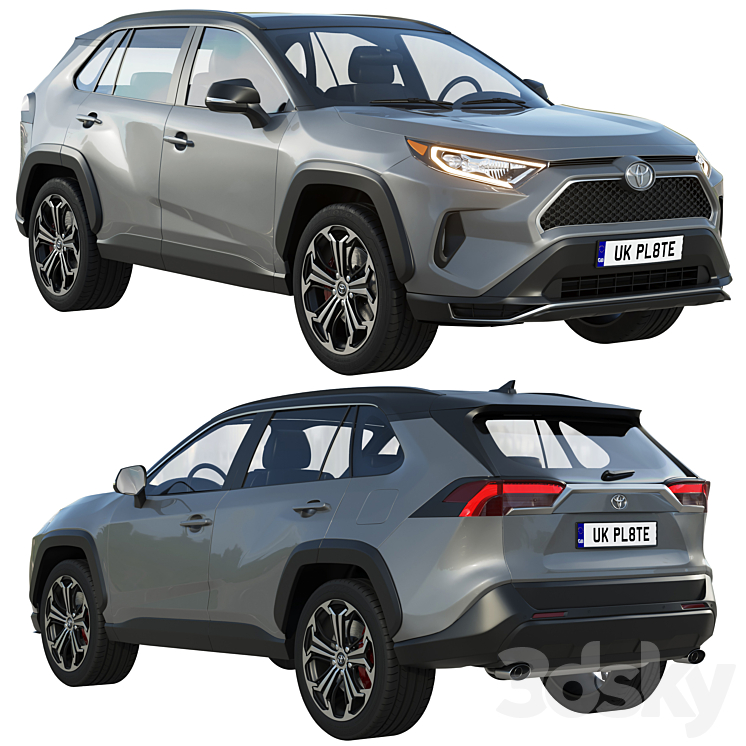 Toyota RAV4 Prime 2021 - Ground Transport - 3D model