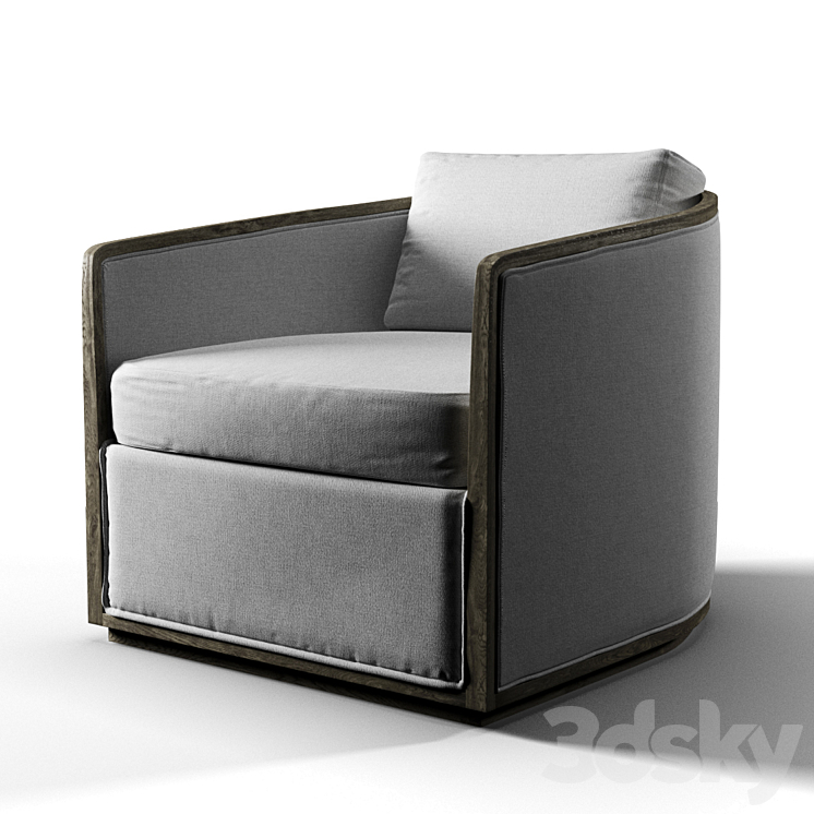 RH Dixon Swivel Chair - Arm chair - 3D model