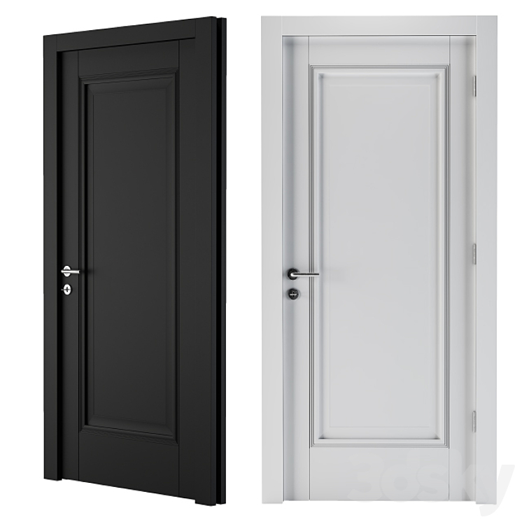 Door-Models Simple Classic 24 - Doors - 3D model