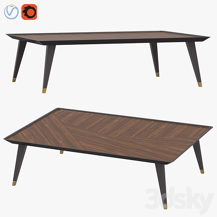 Cipriani Homood - Eclipse - Table - 3D model