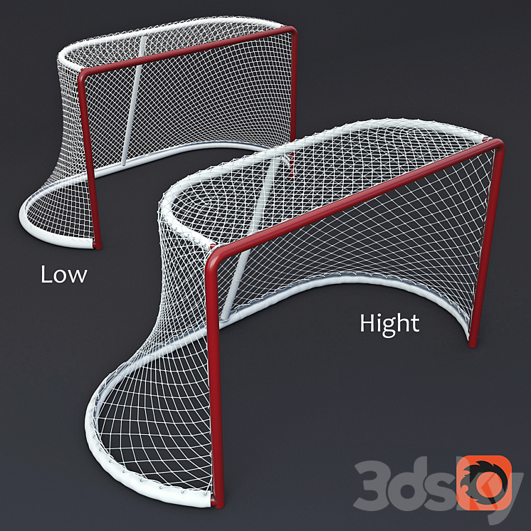 Hockey gates - Sports - 3D model