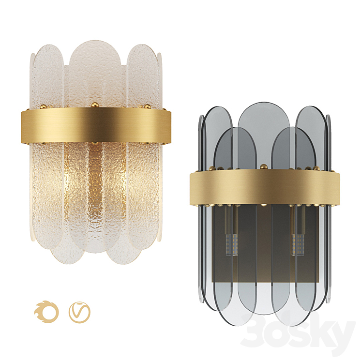 Sconce Blount Raised Wall Lamp, Blount Smokey Wall Lamp, Loft Concept ...
