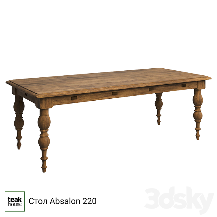 Absalon 220 table - Table - 3D model