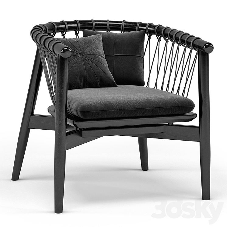 Hector Chair by Noir - Arm chair - 3D model