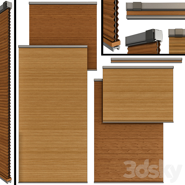 Shutter for windows and doors - Curtain - 3D model