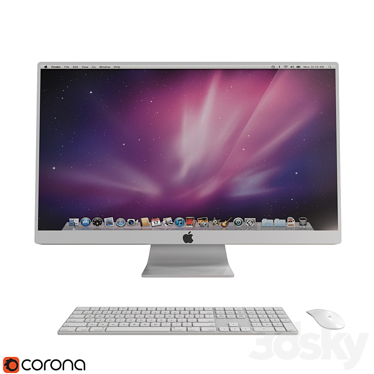 iMac_2020 - PC & other electronics - 3D model