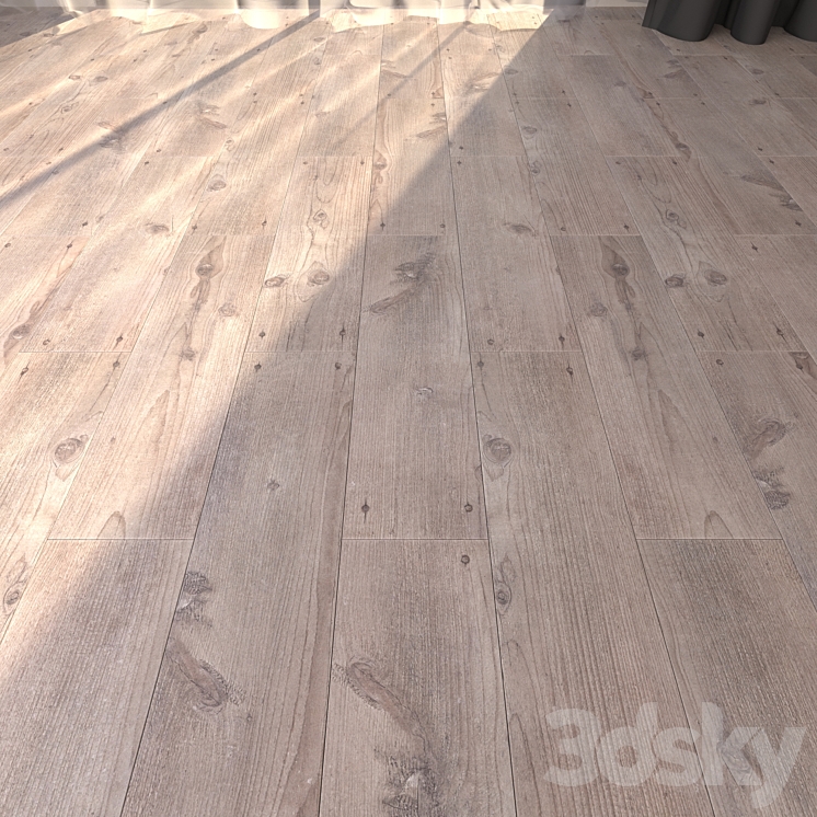 Yurtbay Derik Gray 15x60 - Wood - 3D model