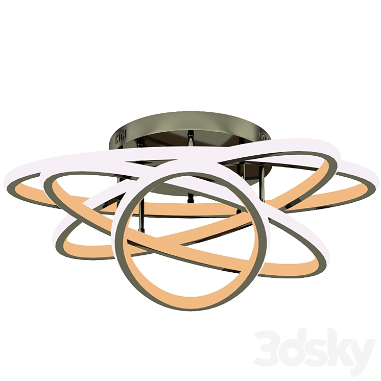 Ceiling Chandelier | Baltic Style Orbita Led - Ceiling lamp - 3D model