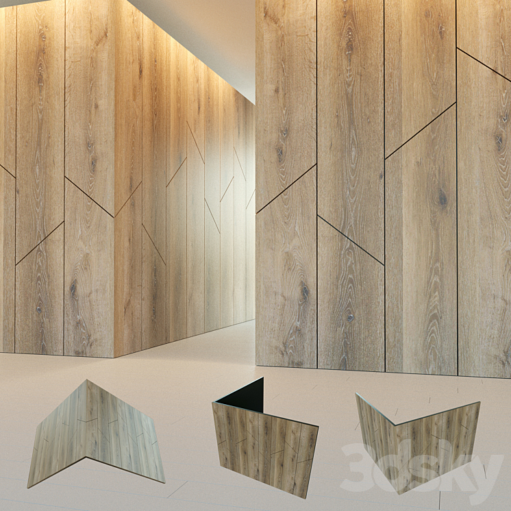 Wall panel made of wood. Decorative wall. Corner. 109 - Other ...
