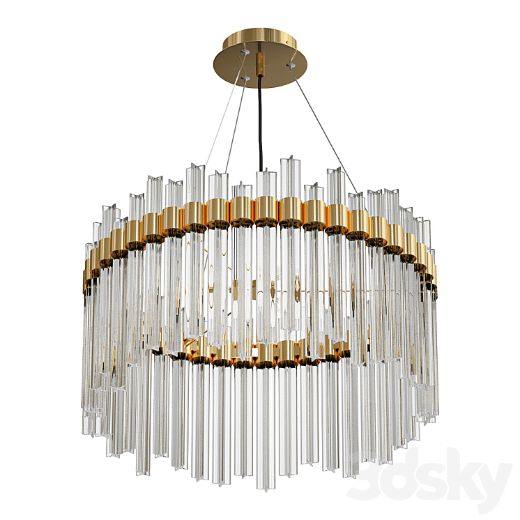 ORION GLASS - Pendant light - 3D model