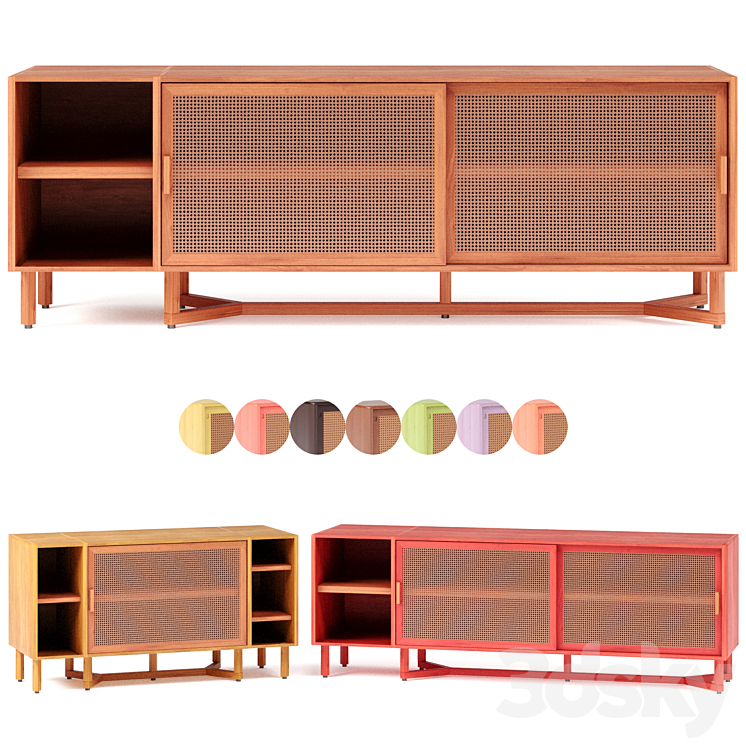 Sidebar No4- sideboard with drawers By adjustable color - Sideboard ...