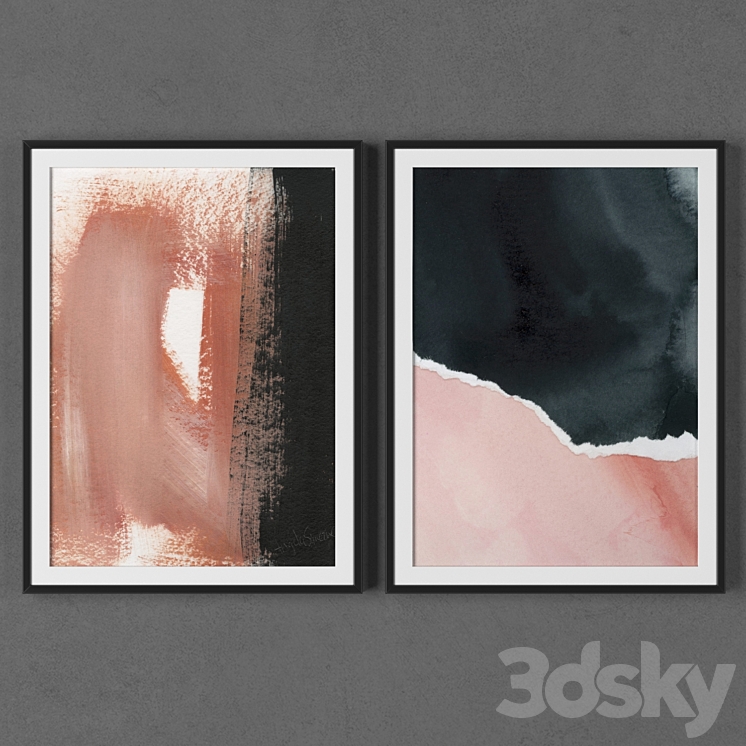 Painting 1043 - Frame - 3D model