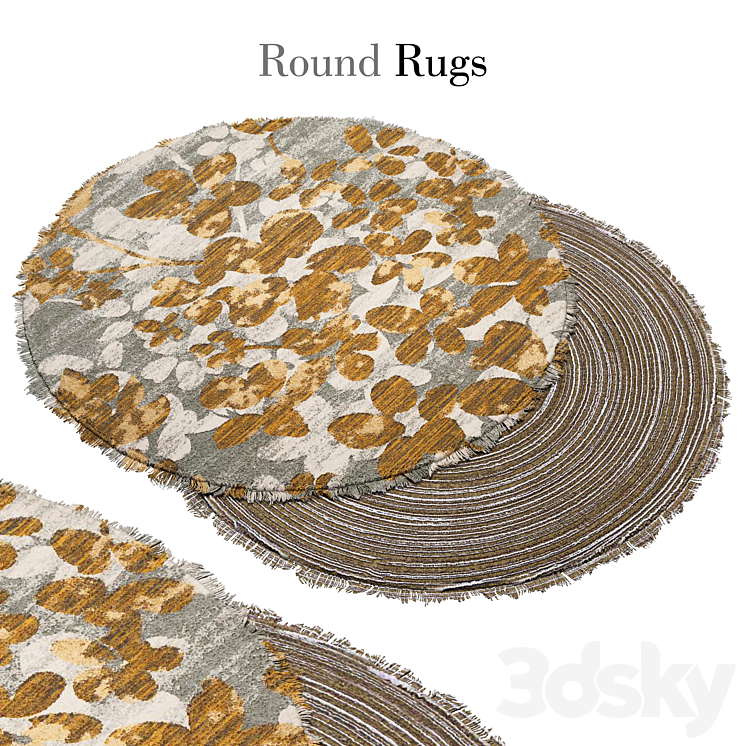 round rug5 - Carpets - 3D model