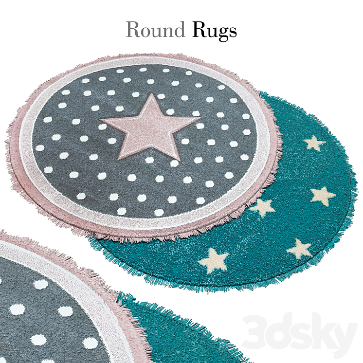 round rug19 - Carpets - 3D model