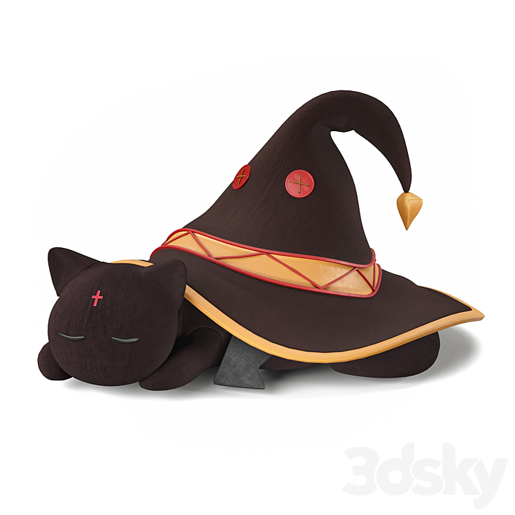 Chomusuke cat - Toy - 3D model