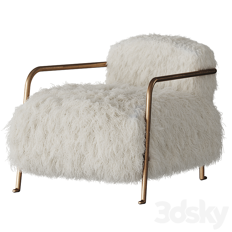Bruxelles armchair by Baxter - Arm chair - 3D model
