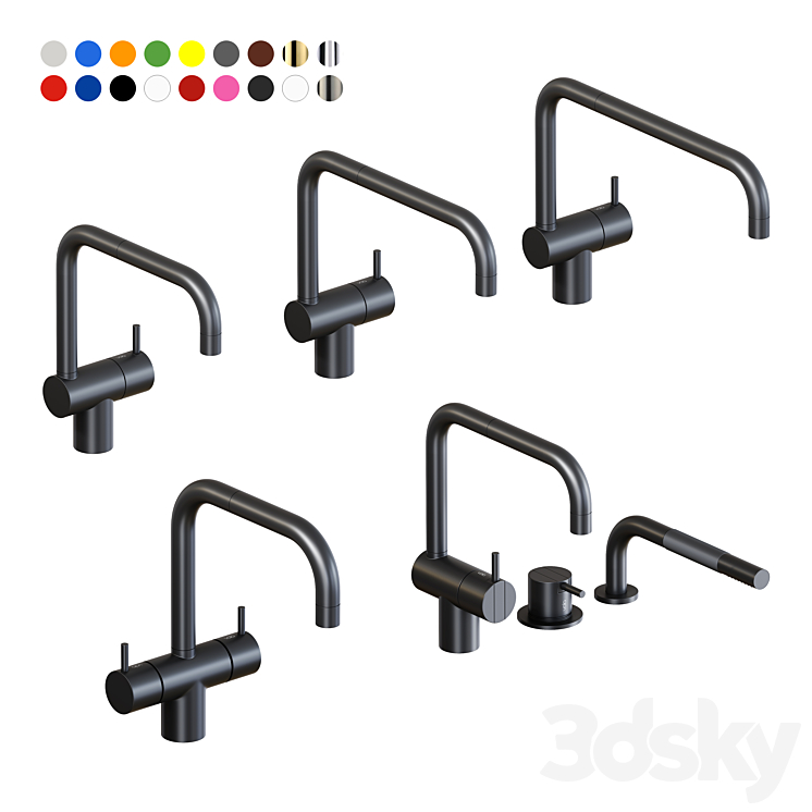 Vola kitchen taps - Faucet - 3D model