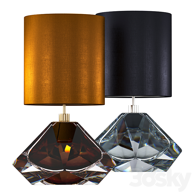 Diamond Lamp Small of Bella-Figura - Table lamp - 3D model