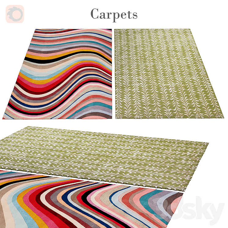 rug 199 - Carpets - 3D model