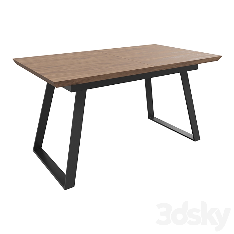 Folding table Maryland 120-160 - Table - 3D model