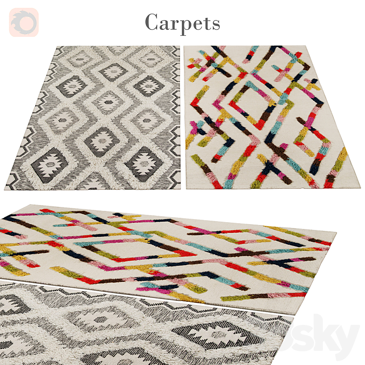 rug 230 - Carpets - 3D model