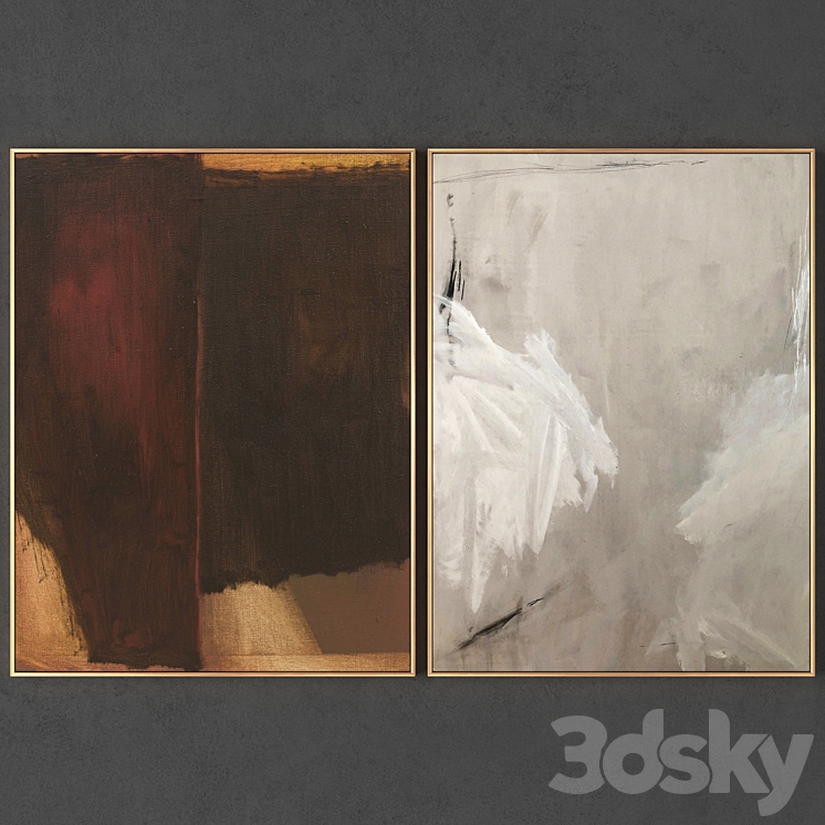 Painting 1121 - Frame - 3D model
