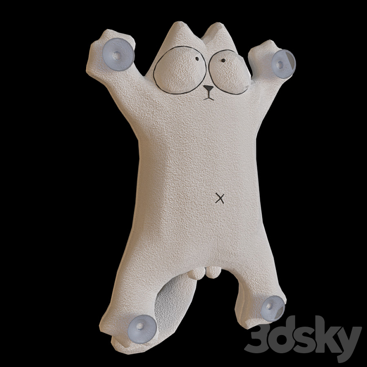 Cat saymon - Toy - 3D model