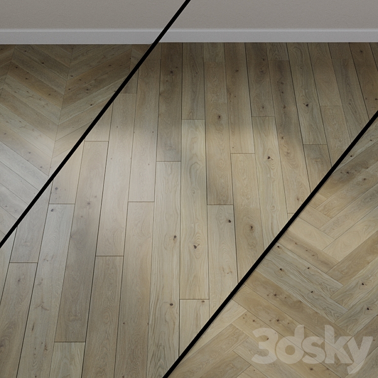 Ter Hurne Earth Parquet Board Sand Brown Oak L02 1101012224 - Wood - 3D ...
