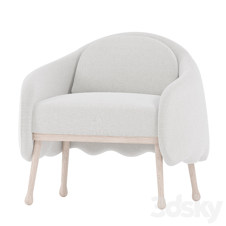 Corolla 271 by Billiani - Arm chair - 3D model