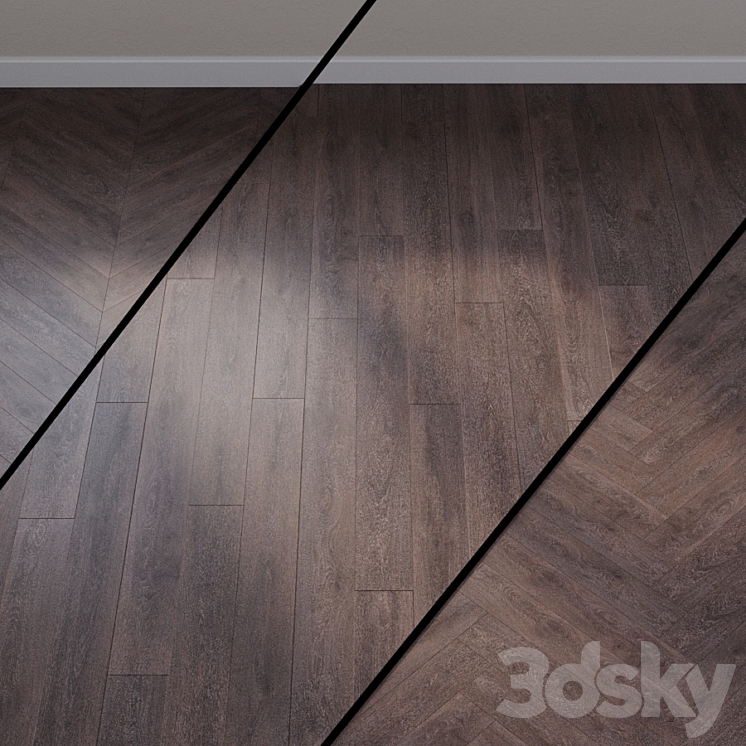 Laminate Krono original Mansard Oak Living Pore - Floor coverings - 3D ...