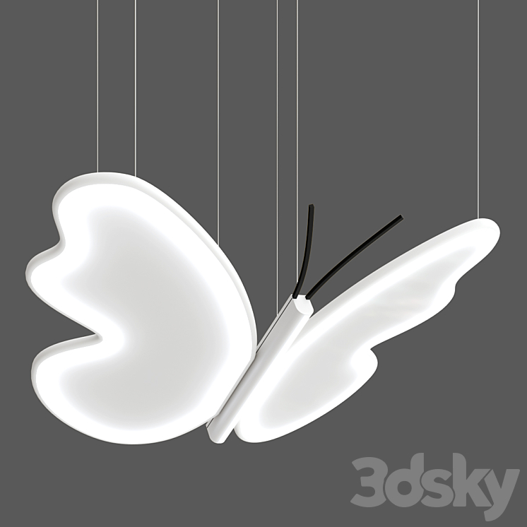 Butterfly by Barrisol - Pendant light - 3D model