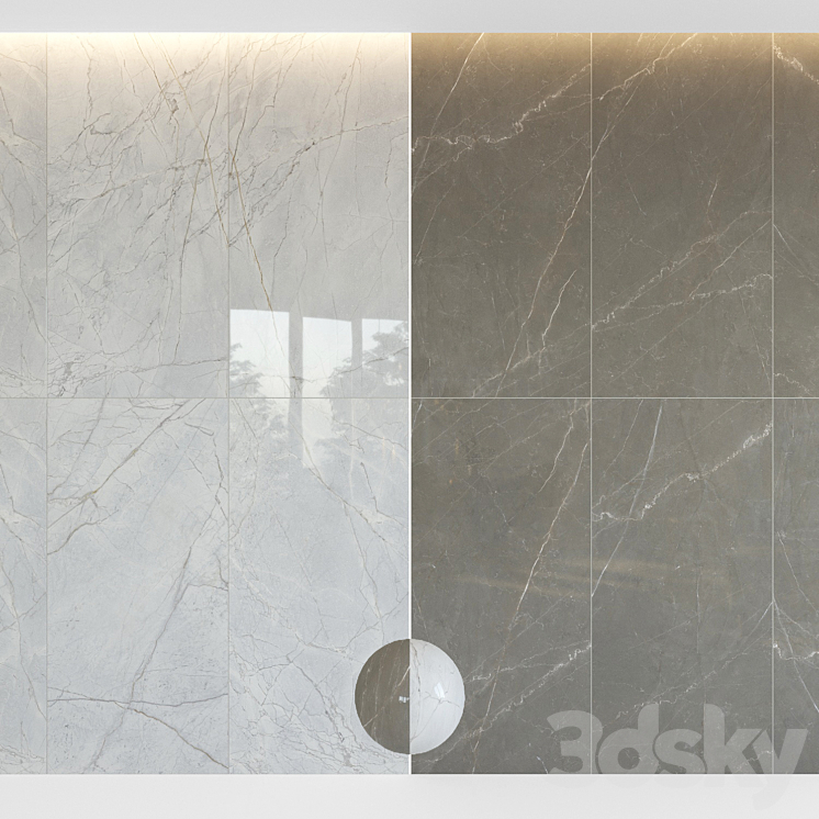 La Fabbrica MARMI set1 - Tile - 3D model