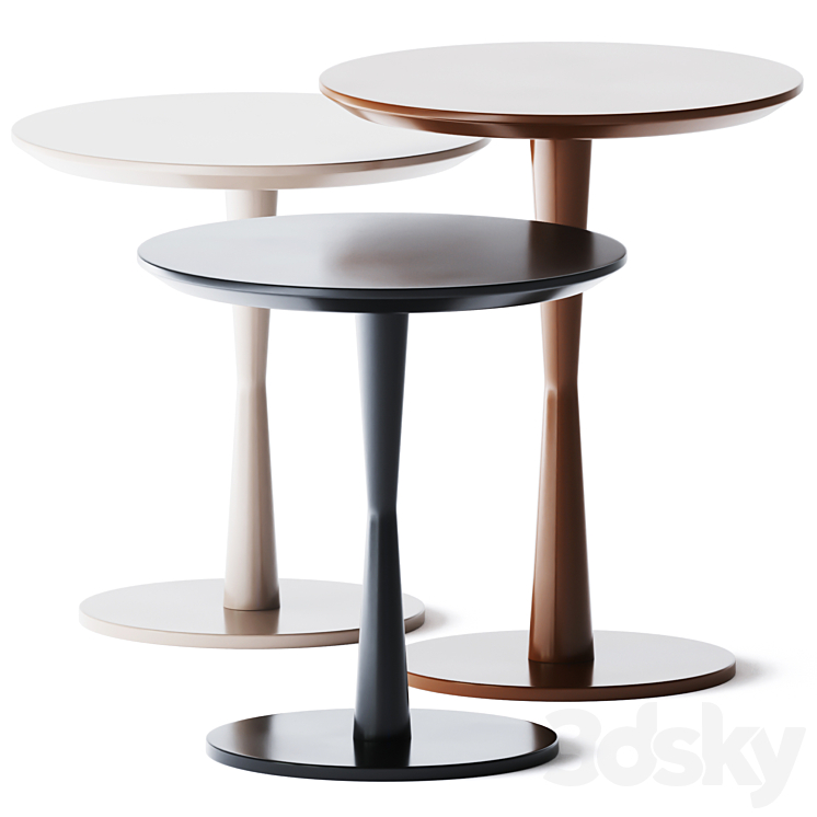 Flute Tables by Poliform - Table - 3D model