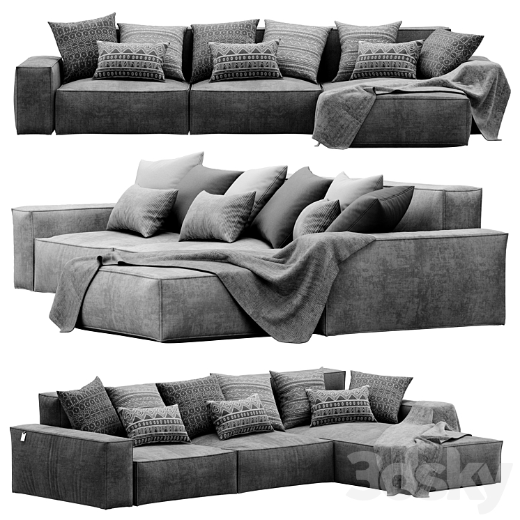 Delavega sofa f36 - Sofa - 3D model