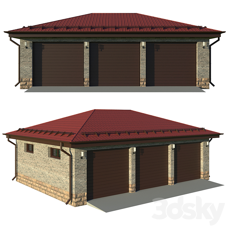 Garage - Building - 3D model