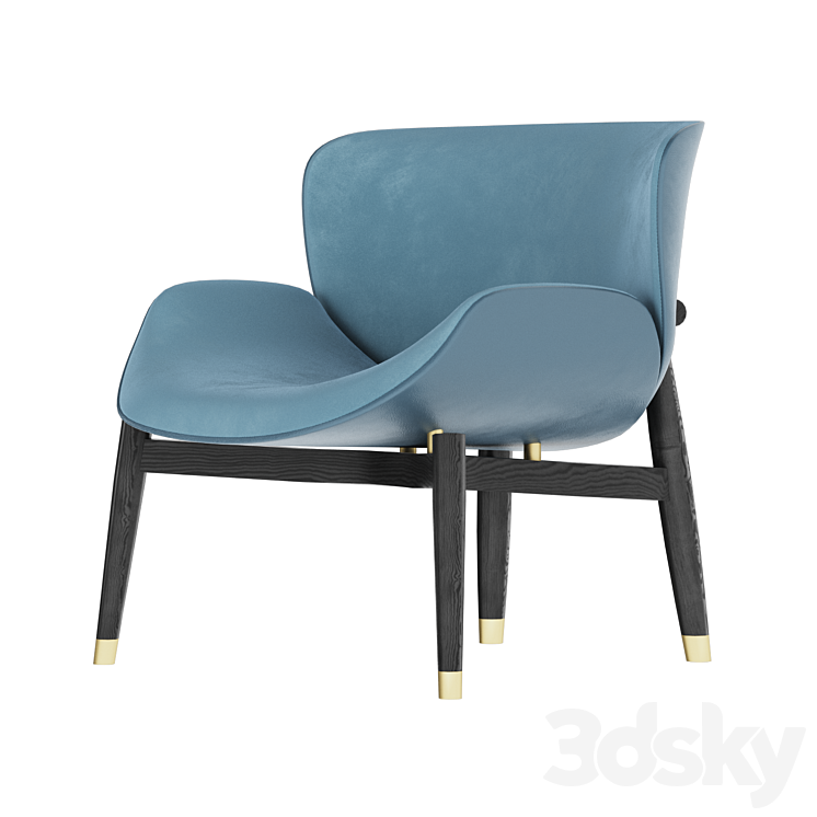 Baxter Jorgen Chair - Arm chair - 3D model