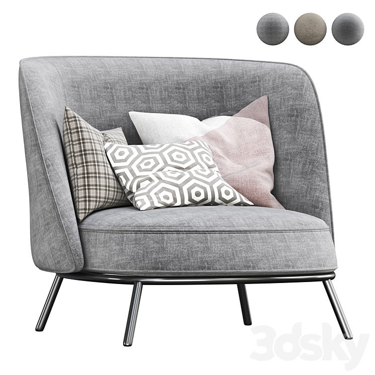 SHIFT HIGH Armchair Offecct - Arm chair - 3D model